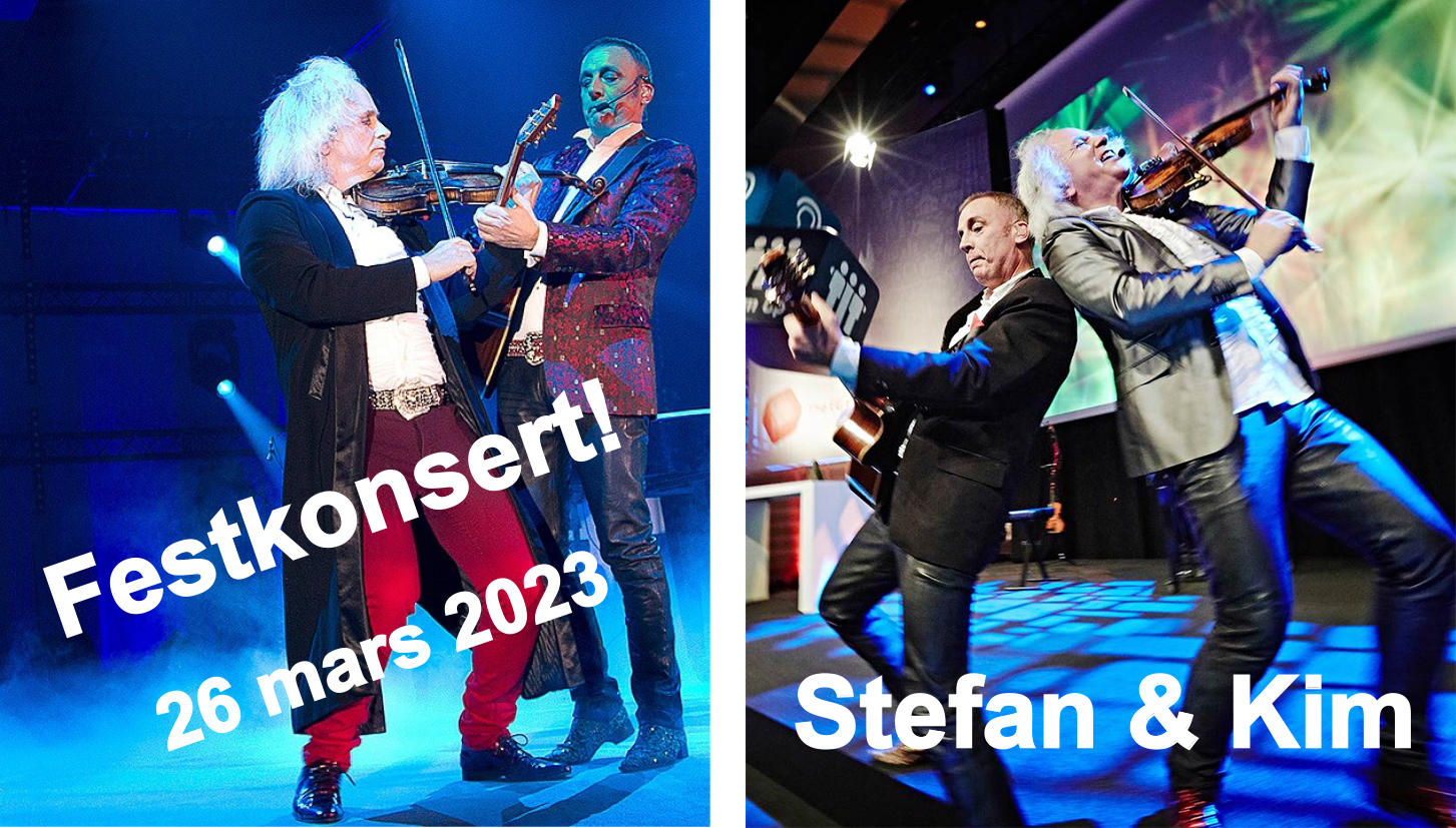 Festkonsert - Stefan & Kim, Växjö Stads Symfoniorkester - Senioruniversitetet Växjö